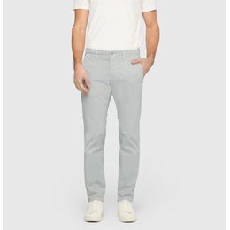 MAC Herren Chinohose "Driver"silber grau, Gr. 38, Web, Obermaterial: 89% Baumwolle, 8% Polyester, 3% Elasthan, Hosen, mit Stretch