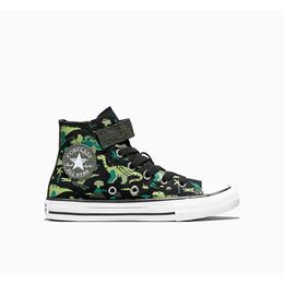 Converse M&auml;dchen Sneaker "CHUCK TAYLOR ALL STAR EASY-ON DINO", Gr. 30schwarz, wei&szlig;, neon mantis, Textil, Schuhe