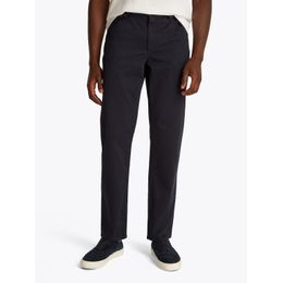 Tommy Hilfiger Herren Stoffhose "DENTON 5PKT COTTON SATIN", blau, Gr. 30, Web, Obermaterial: 98% Baumwolle, 2% Elasthan, Hosen