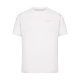 T-Shirt MISS TEE "Miss Tee Trust Your Heart Tee", Jungen, Gr. M, wei&szlig;, 100% Baumwolle, bedruckt, oversize, Rundhals, Shirts T-Shirt