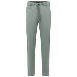 Bugatti Herren Chinohose, gr&uuml;n, Gr. 33, unifarben, 88% Polyester, 8% Viskose, 4% Elasthan, Hosen, mit Kordelzug