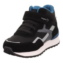 Superfit M&auml;dchen Klettboot "DASH WMS: Mittel", Gr. 29schwarz, grau, Lederimitat, Polyester, Veloursleder, Schuhe, High Top Sneaker mit GORE TEX,