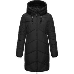 Ragwear Damen Steppmantel "Novista", schwarz, Gr. XXL, Obermaterial: 100% Polyester. Futter: 100% Polyester. Wattierung: 100% Polyester. &Auml;rmelfutter: