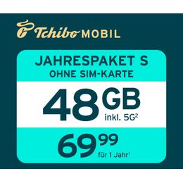 Tchibo - Jahrespaket S mit 48 GB ohne SIM-Karte