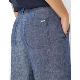 Brax Damen Culotte "Style MAINE S"blau, Gr. 36, Web, 100% Leinen, Hosen