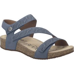 Josef Seibel Damen Sandale "Tonga 78, indigo", Gr. 42, blau, Obermaterial: 100% Rindsleder Leather cow., Schuhe