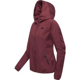 Ragwear Damen Funktionsjacke "Dizzie B YOUMODO", rot, Gr. XS, Obermaterial: 100% Polyester. Innenfutter: 100% Polyester, Jacken, Wasserdichte und