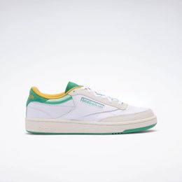 Reebok CLASSIC Herren Sneaker "CLUB C 85", Gr. 42, gr&uuml;n, Leder, Synthetik, Schuhe