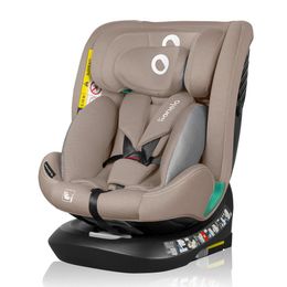 lionelo Kinderautositz Bastiaan One i-Size, Beige, Kunststoff, 60x81x44.5 cm, ECE R 129 i-Size, Gurtl&auml;ngenverstellung, integriertes Gurtsystem, Seitenaufprallschutz, verstellbare Sitz- und Schlafpositionen, Isofix-Befestigung, Baby on Tour, Kindersitze, Kindersitze