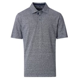 Casamoda Herren Poloshirt "Casamoda Polo-Shirt uni", grau, Gr. XXL, 70% Baumwolle, 30% Leinen, Shirts