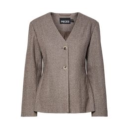 Pieces Blazer 'PCRiley' Damen Gr&ouml;&szlig;e 36 braunmeliert