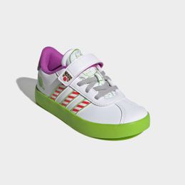 Sneaker adidas Sportswear "ADIDAS PIXAR TOY STORY VL COURT 3.0 KIDS", M&auml;dchen, Gr. 35, cloud wei&szlig;, ftwr wei&szlig;, semi solar gr&uuml;n, Synthetik, Textil, Schuhe Sneaker, f&uuml;r Kinder & Jugendliche