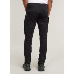 G-Star Raw G-STAR Herren Cargohose "Rovic Zip 3D Regular Tapered Hose"dk schwarz, Gr. 35, Obermaterial: 97% Baumwolle, 3% Elasthan, Hosen