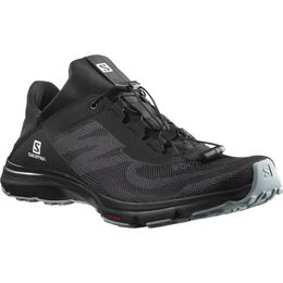 Wasserschuh Salomon "AMPHIB BOLD 2", Herren, Gr. 45, schwarz (schwarz, schwarz, quarry), Synthetik, Textil, Schuhe Wasserschuh, wasserdicht