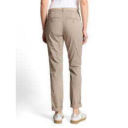 Tom Tailor Damen Chinohose "Tom Tailor Chino", beige, Gr. 44, unifarben, Web, Obermaterial: 86% Baumwolle, 10% Polyester, 4% Elasthan. Futter: 100%