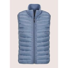 Madeleine Mode MADELEINE Damen Kurzweste "Steppweste Sportive, elegante Outdoor-Weste mit Steppung", blau, Modern, Gr. 40, Obermaterial: 100% Polyamid PA., Westen,