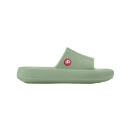 SCHUZZ Damen Sandale "Claquette", Gr. 39, gr&uuml;n, Obermaterial: 100% Gummi rubber., Schuhe