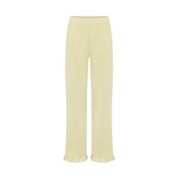 Pyjama CCDK COPENHAGEN "CCDK Copenhagen sleep pants Jasmin", Damen, Gr. XS, hay, Obermaterial: 95% Viskose, 5% Elasthan, Homewear-Sets Pyjama