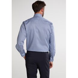 Eterna Herren Langarmhemd "MODERN FIT", blau, Gr. 42, Twill, 100% Baumwolle, Hemden, EASY IRON (b&uuml;gelleicht)