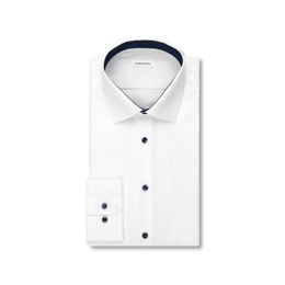 Seidensticker Herren Businesshemd "Schwarze Rose", wei&szlig;, Gr. 44, unifarben, 100% Baumwolle, Hemden, X-Slim 1/1 Kentkragen Uni