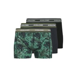 Jack & Jones Jack & Jones Boxershorts 'JACEZRA LEAVES' Herren Gr&ouml;&szlig;e S gr&uuml;n / schwarz