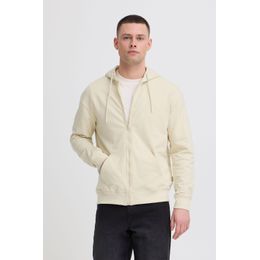 Sweatjacke Blend "BHBrody", Herren, Gr. XL, bleached sand, Sweatware, 60% Baumwolle, 40% Polyester, unifarben, Basic, regular fit normal, eingesetzt, Sweatjacken Sweatjacke, Gem&uuml;tliche Sweatjacke mit Kapuze