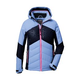 Skijacke Killtec "KSW 342 GRLS SKI QLTD JCKT", M&auml;dchen, Gr. 176, lila (lavendel), Oberstoff: 100% Polyester, Futter: 100% Polyester, Wattierung: 100% Polyester, Jacken Skijacke, Wasserabweisende, atmungsaktive Skijacke mit verstellbaren B&uuml;ndchen