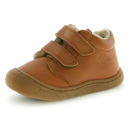 Lauflernschuh Naturino "Cocoon Wide", M&auml;dchen, Gr. 22, braun, Nappaleder, Schuhe Lauflernschuh, Babyschuh, Klettschuh mit Wollfutter, Gr&ouml;&szlig;enschablone zum Download