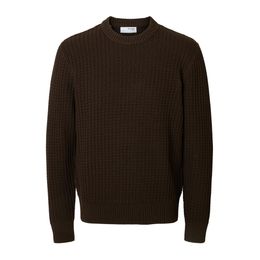 Selected Pullover 'SLHTom' Herren Gr&ouml;&szlig;e L dunkelbraun