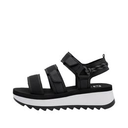 Rieker Sport Strap Sandals female Black size 36