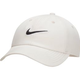 Nike Sportswear Damen Baseball Cap "U NK CLUB CAP U CB SWSH L"light bone, b, Gr. L, Obermaterial: 100% Polyester, Caps, mit Tri-Glide-Verschluss, aus