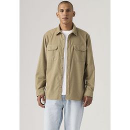 Levi's LEVI'S Herren Langarmhemd "JACKSON WORKER", beige, Gr. S, Cord, Obermaterial: 100% Baumwolle, Hemden