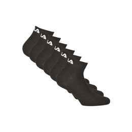 Fila Herren Kurzsocken "Socken 6er Pack", Gr. 43, schwarz, Obermaterial: 75% Baumwolle CO. 23% Polyester PES. 2% Elasthan EL., Socken