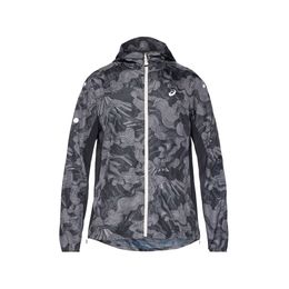 asics Trainingsjacke 'FUJITRAIL' Herren Gr&ouml;&szlig;e M grau / dunkelgrau / schwarz