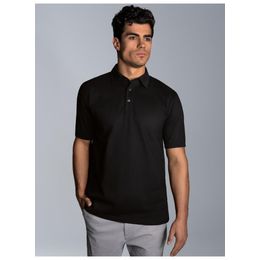 Poloshirt TRIGEMA "TRIGEMA Business-Poloshirt", Herren, Gr. XXL, schwarz, Piqu&eacute;, 100% Baumwolle, Basic, lang, ohne Ausschnitt, Shirts