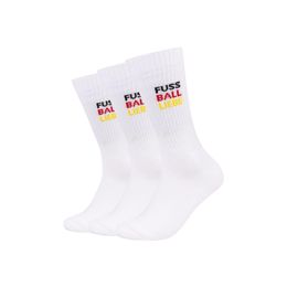 Socken s.Oliver, Herren, Gr. 39-42, fu&szlig;ballliebe, Obermaterial: 66% Baumwolle, 28% Polyester, 5% Elastodien, 1% Elasthan, Socken Socken