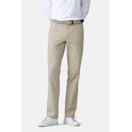 MEYER Herren Chinos "Roma 1-5080"beige, Gr. 46, unifarben, 96% Baumwolle, 4% Elasthan, Hosen