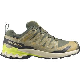 Salomon Herren Trailrunningschuh "XA PRO 3D V9 GORE-TEX", Gr. 42,5grape leaf, aloe, acid lime, Synthetik, Textil, Schuhe, wasserdicht