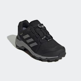 Wanderschuh adidas terrex "TERREX GORE-TEX", Jungen, Gr. 31, schwarz (core schwarz, grau three, core schwarz), Synthetik, Textil, Schuhe Wanderschuh, wasserdicht dank Gore-Tex Membrane