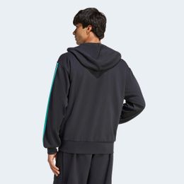 Herren Kapuzensweatshirt "MERCEDES - AMG PETRONAS FORMULA 1 TEAM DNA"schwarz, semi mint rush, Gr. M, adidas Performance, Obermaterial: 55% Baumwolle,