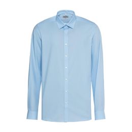 OLYMP Herren Businesshemd "OLYMP Level Five, Body Fit, New York Kent mit extra langem Arm", blau, Gr. 39, 97% Baumwolle, 3% Elastolefin, Hemden