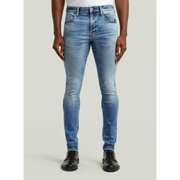 G-STAR Damen 5-Pocket-Jeans "Revend Fwd Skinny Jeans"faded blau halite, Gr. 35, Obermaterial: 92% Baumwolle, 6% Elastomultiester, 2% Elasthan, Jeans