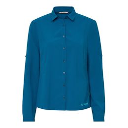 Vaude Funktionsbluse 'Rosemoor' Damen Gr&ouml;&szlig;e L aqua / dunkelblau