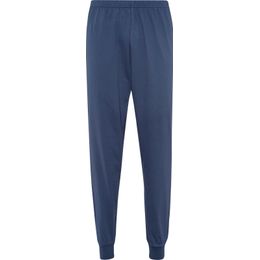 Herren Schlafanzug himmelblau-dunkelblau, Gr&ouml;&szlig;e 56/58