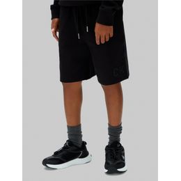 Shorts Calvin Klein Jeans, M&auml;dchen, Gr. 6 (116), N-Gr, schwarz, Web, Obermaterial: 100% Baumwolle, unifarben, regular fit kurz, Hosen Shorts, Regular fit mit elastischem Bund f&uuml;r Kinder