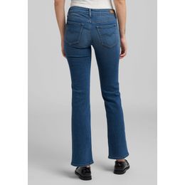 Replay Damen Bootcut-Jeans "NEW LUZ"medium washed blau, Gr. 27, Denim/Jeans, Obermaterial: 90% Baumwolle, 8% Polyester, 2% Elasthan, Jeans, mit