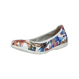 Caprice Damen Ballerina "Caprice Ballerinas Leder", Gr. 36, wei&szlig;, Leder, Schuhe
