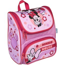 Vorschulranzen Scooli "Cutie", Jungen, Gr. B/H/T: 21cm x 23cm x 13cm, minnie mouse pink, Polyester, gemustert, Rucks&auml;cke Vorschulranzen