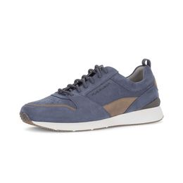 Sneaker Gabor "Sneaker low", Herren, Gr. 41, blau, Schuhe Sneaker