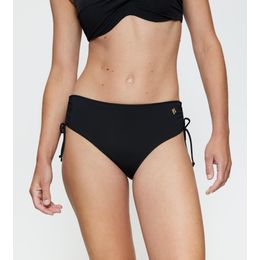Bikini-Hose Triumph "Summer Twist Midi", Damen, Gr. 40, N-Gr, schwarz, Microfaser, Obermaterial: 77% Polyamid, 23% Elasthan, Badehosen Bikini-Hose, mit verstellbarer seitlicher Schn&uuml;rung